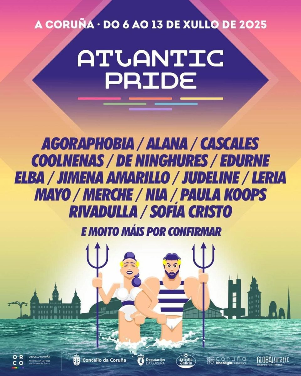 Atlantic Pride A Coruña 2026 - Cartel, fechas y entradas