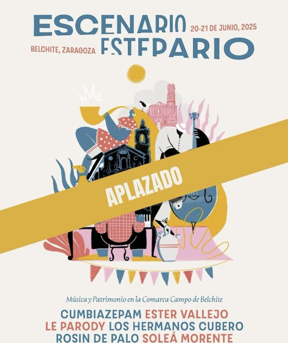 Escenario Estepario se aplaza por las inundaciones en Belchite