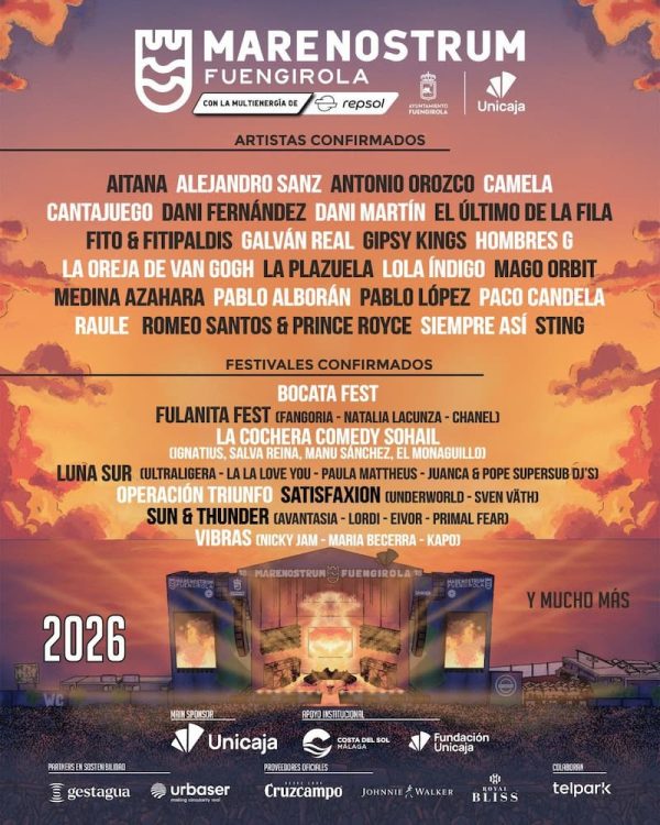 Solazo Fest 2026 en Almería - Fechas, cartel y entradas
